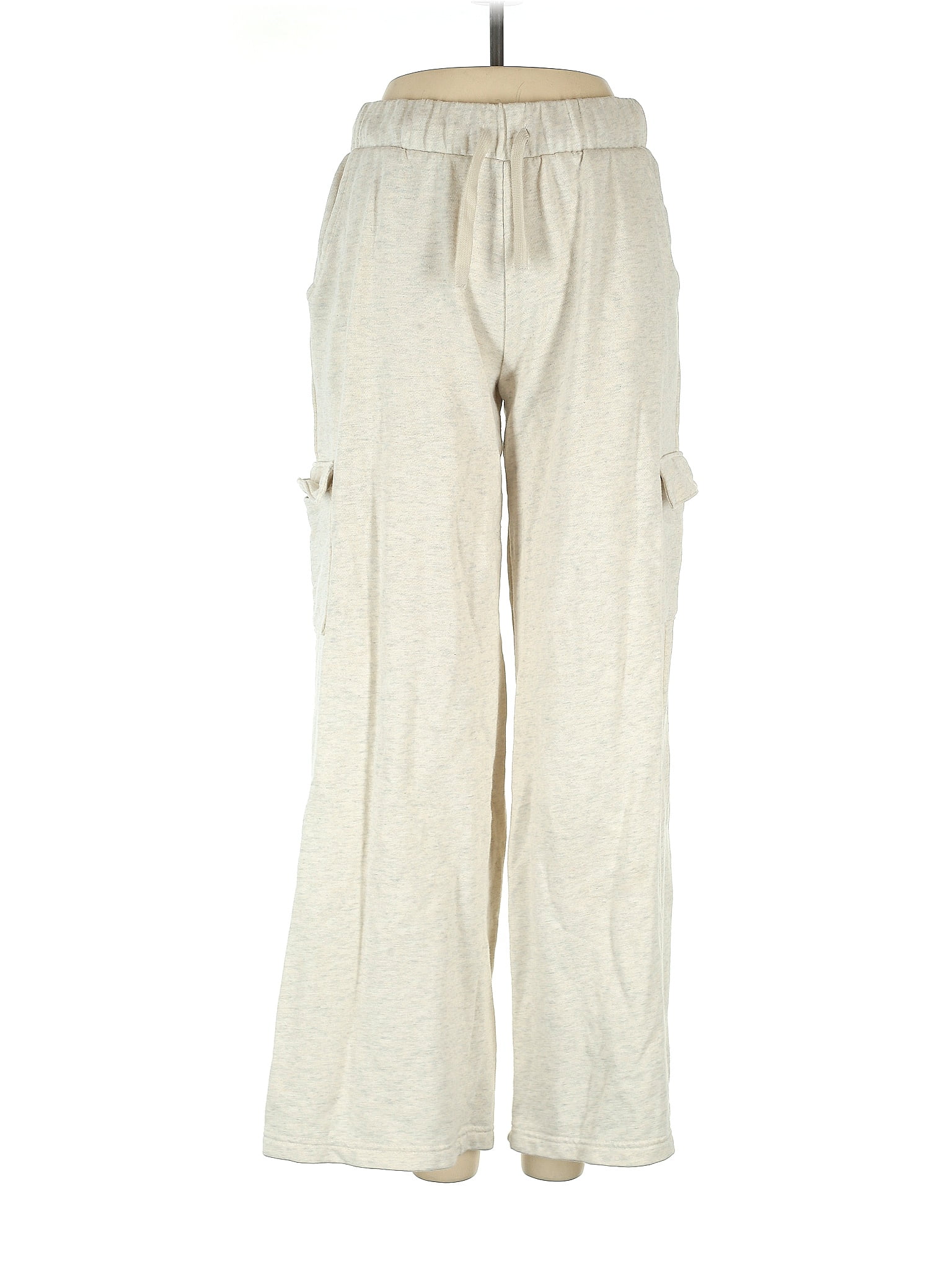 colsie Solid Ivory Sweatpants Size S - 21% off | ThredUp