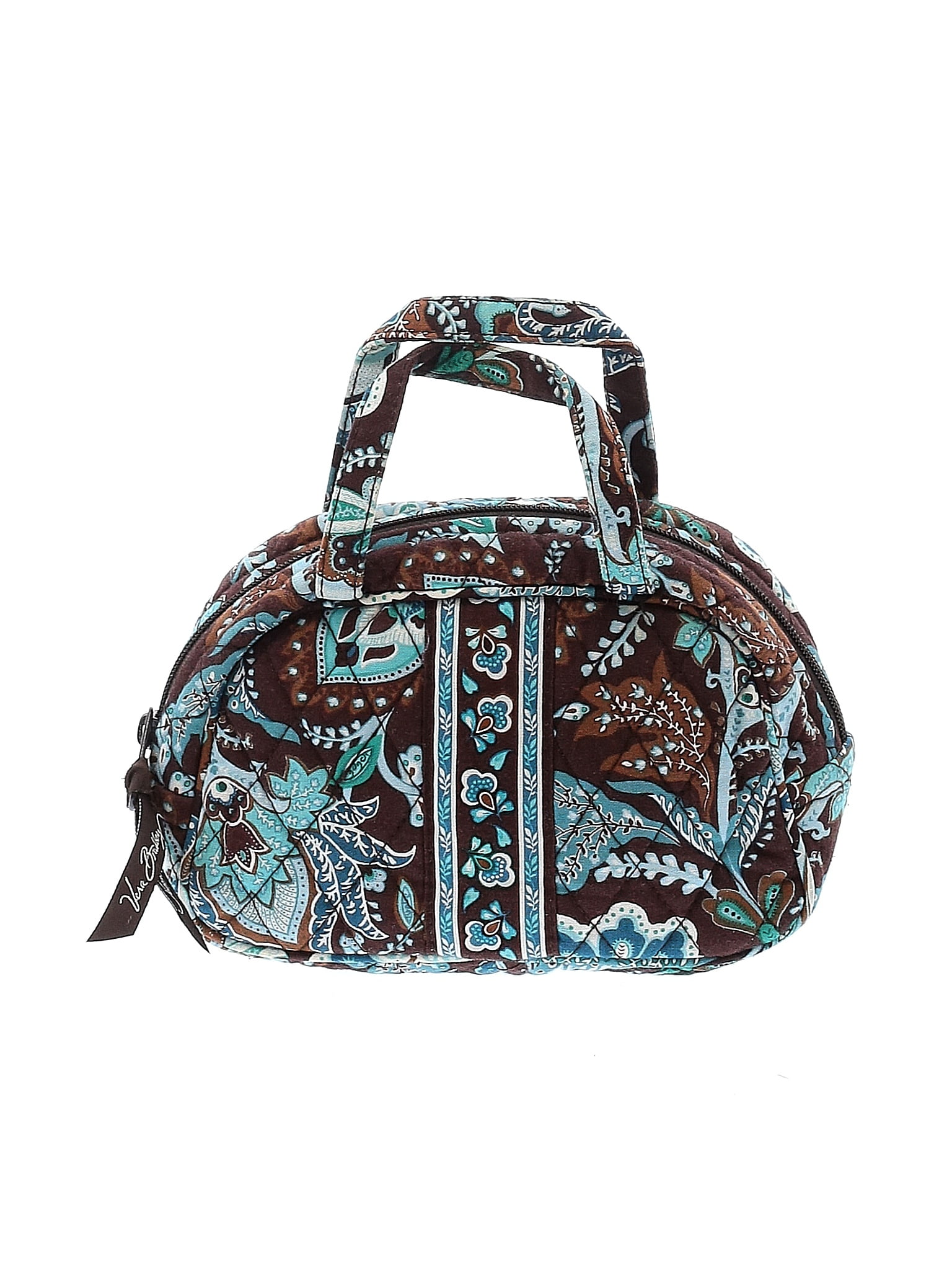 Vera Bradley 100% Cotton Multi Color Teal Shoulder Bag One Size - 59% ...