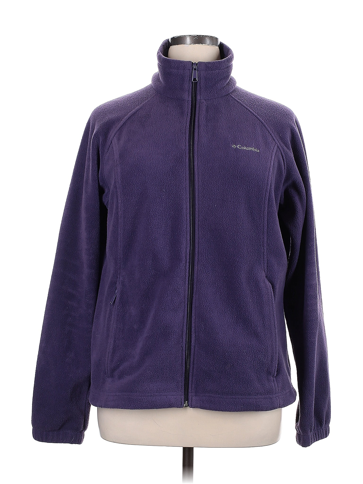Columbia 100% Polyester Purple Track Jacket Size XL - 56% off | ThredUp