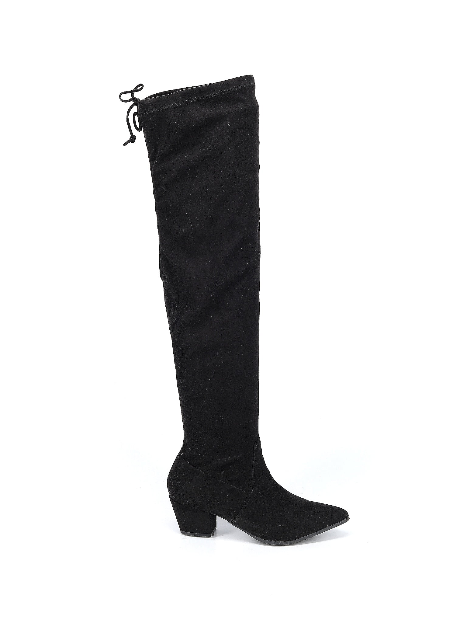 She & In Solid Black Boots Size 7 1/2 - 56% off | ThredUp