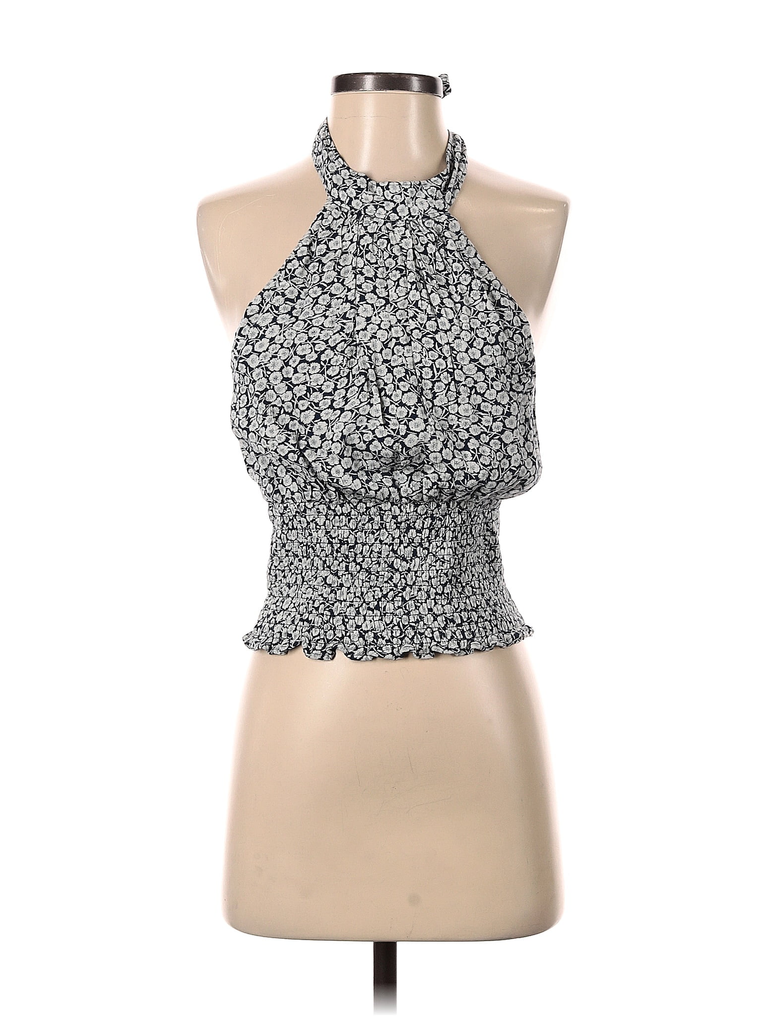 Abercrombie & Fitch Multi Color Gray Halter Top Size S - 66% off | ThredUp