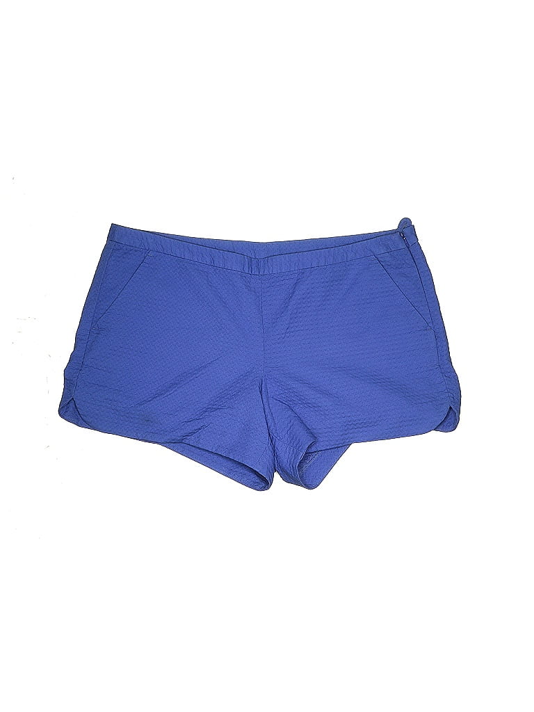 Lilly Pulitzer 100 Cotton Solid Blue Shorts Size 8 71 Off Thredup