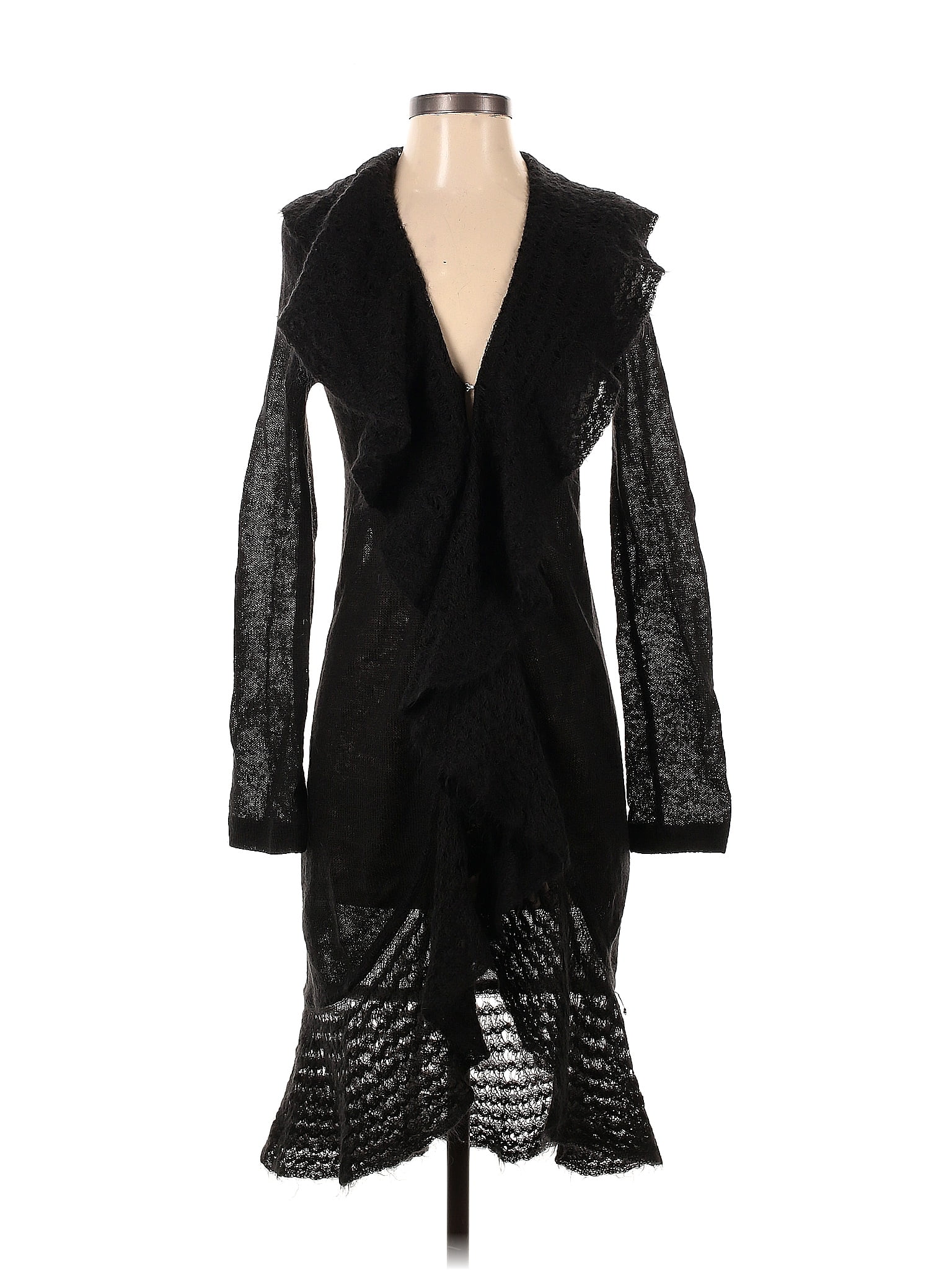 Moda International Solid Black Cardigan Size S - 62% off | ThredUp