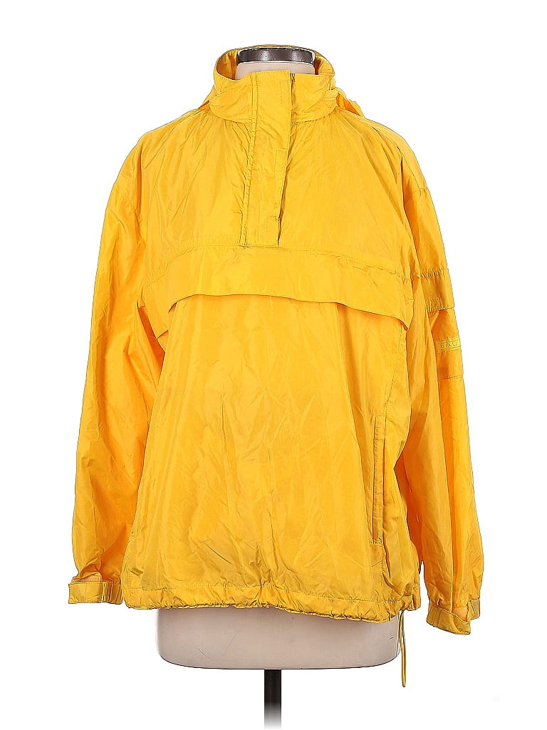 Lauren by Ralph Lauren 100% Nylon Solid Yellow Track Jacket Size S - 66 ...