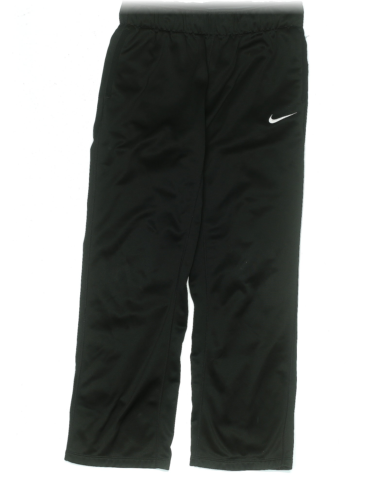 Nike 100% Polyester Solid Black Active Pants Size L (Kids) - 33% off | ThredUp