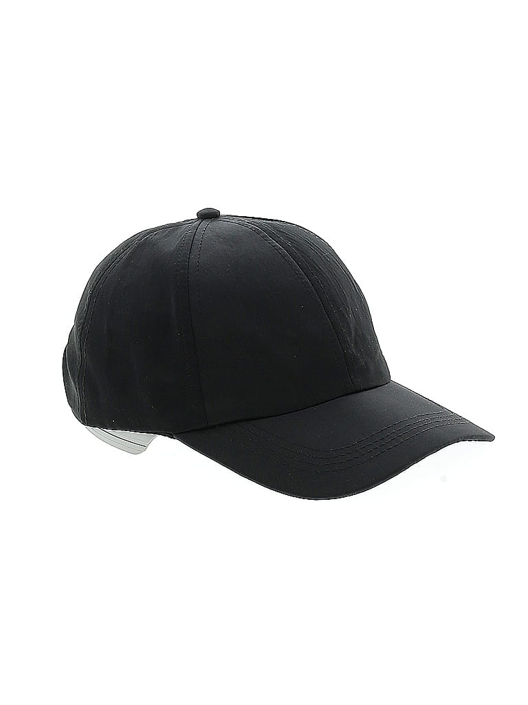 David & Young Solid Black Baseball Cap One Size - 48% off | ThredUp