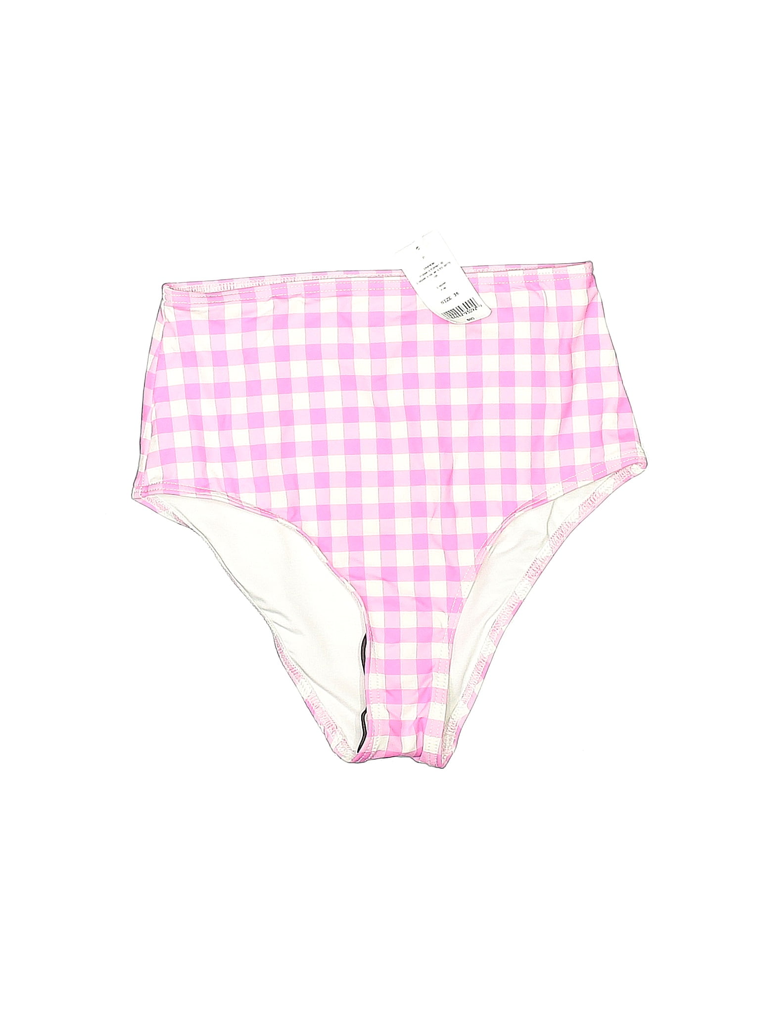 Ephemera Checkered-gingham Pink Swimsuit Bottoms Size 2 - 65% off | ThredUp