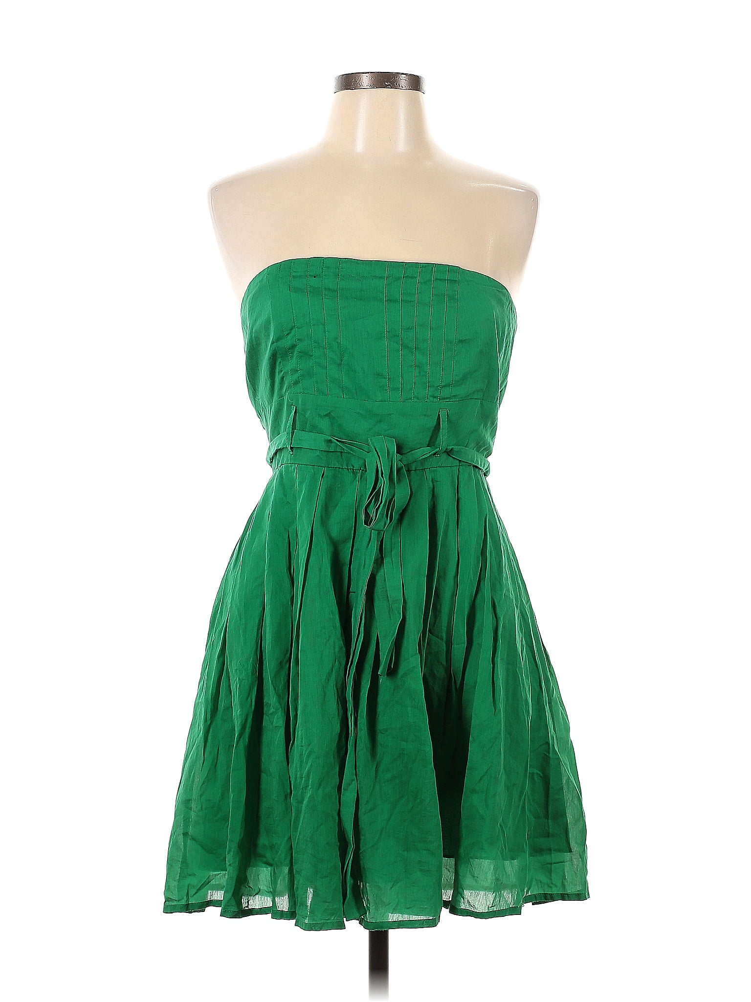 Forever Solid Green Casual Dress Size L 44 Off Thredup