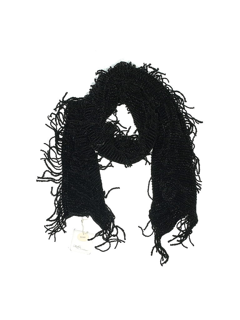 Assorted Brands Solid Black Scarf One Size - 40% off | ThredUp