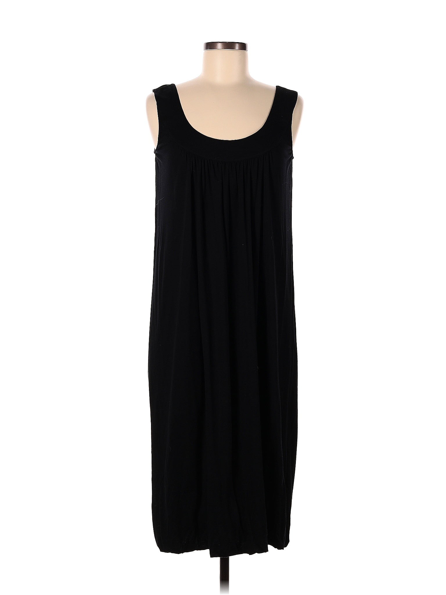 Akris Punto Solid Black Casual Dress Size 10 88 Off Thredup