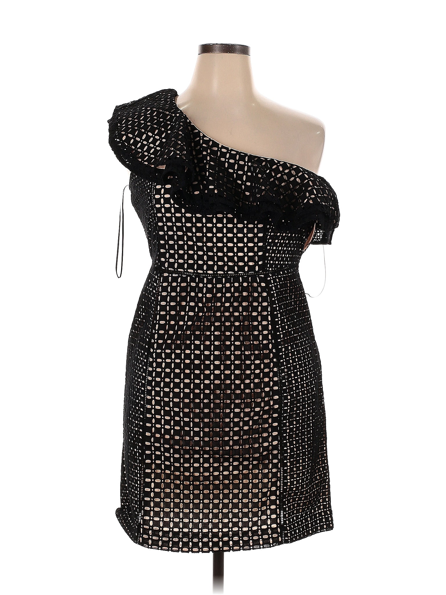 J Crew Collection 100 Cotton Solid Black Cocktail Dress Size 14 83