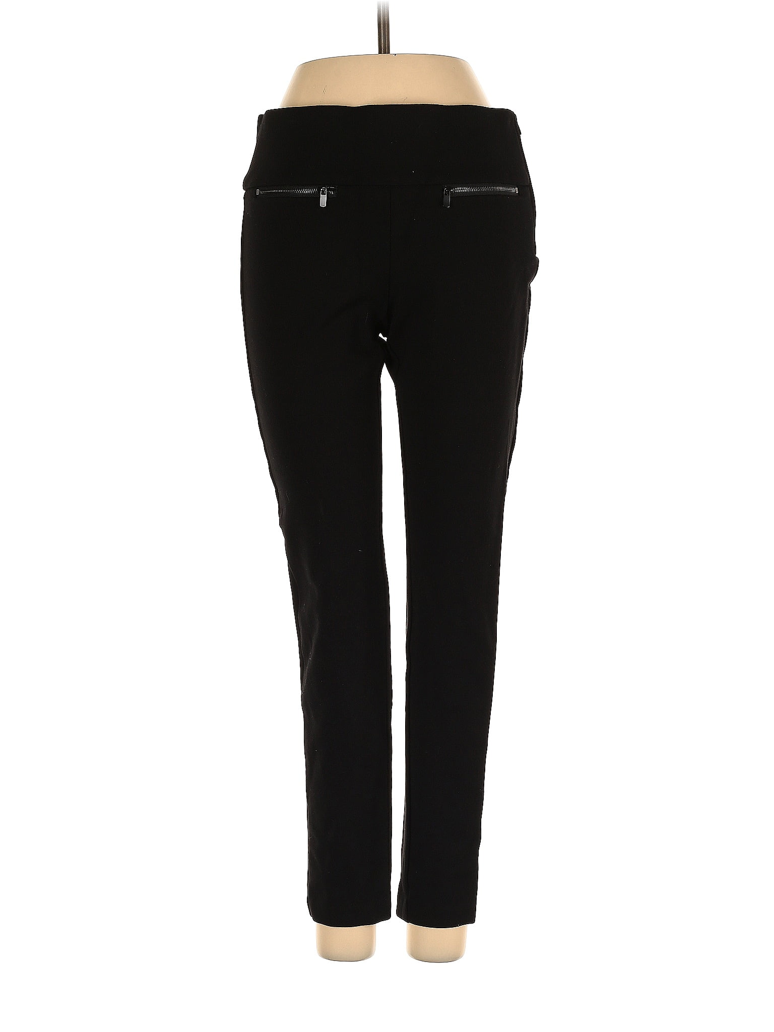 Trafaluc By Zara Solid Black Casual Pants Size M 73 Off Thredup