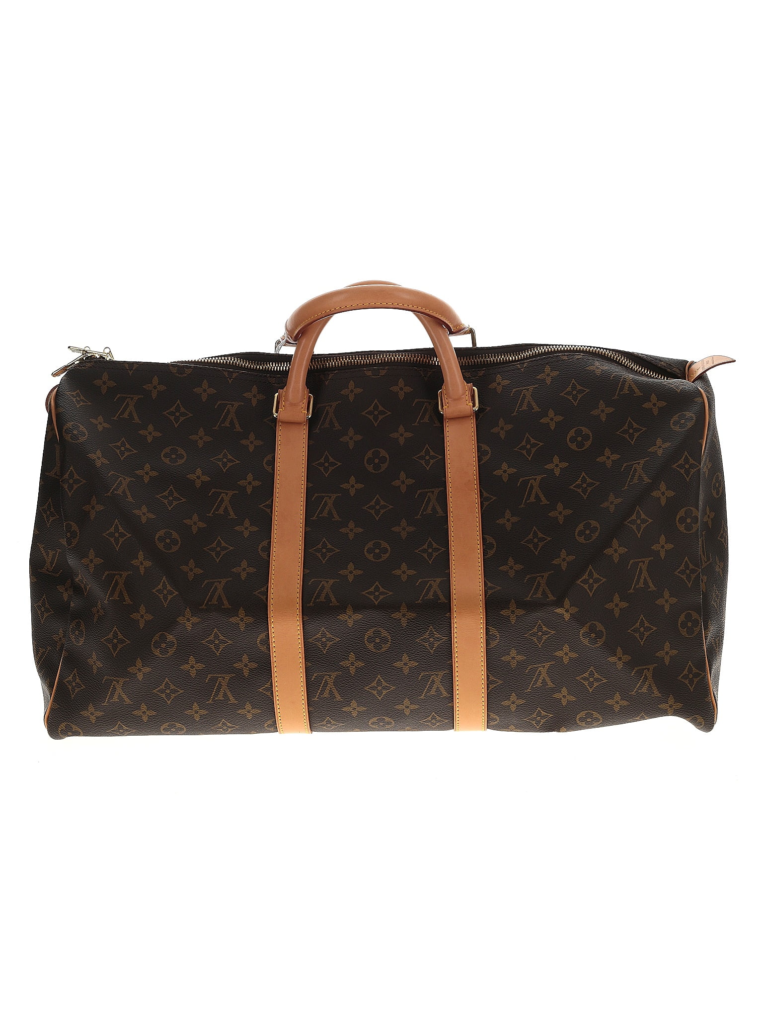 Louis Vuitton 100% Coated Canvas Black Brown Keepall 55 One Size - 68% off | ThredUp