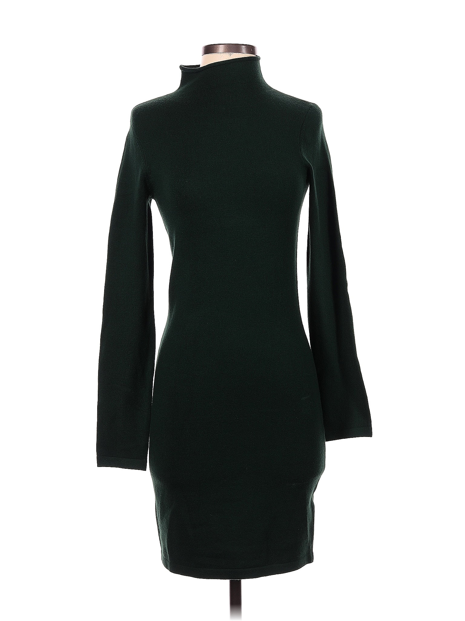French Connection Solid Green Casual Dress Size S 74 Off Thredup