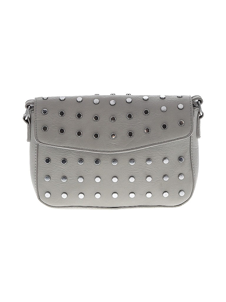 MMS Polka Dots Gray Crossbody Bag One Size - 43% off | ThredUp