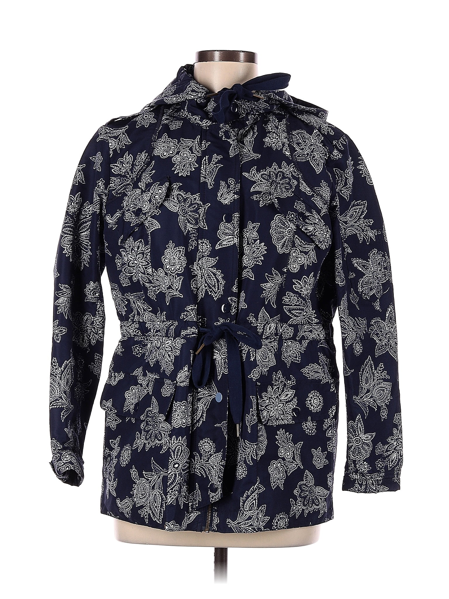 Hei Hei 100% Polyester Floral Blue Jacket Size M - 76% off | ThredUp