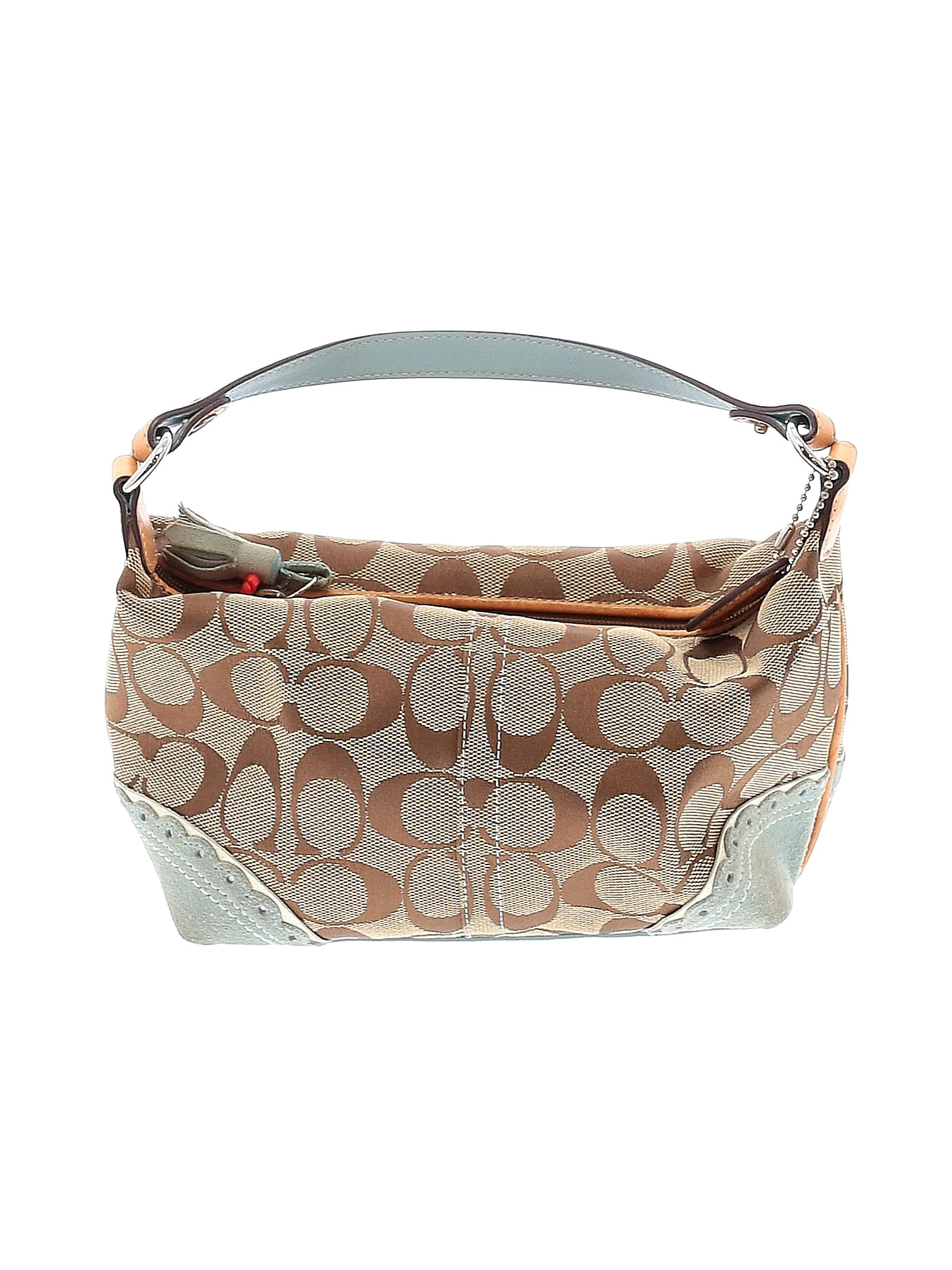 Coach Tan Gray Satchel One Size - 88% off | ThredUp