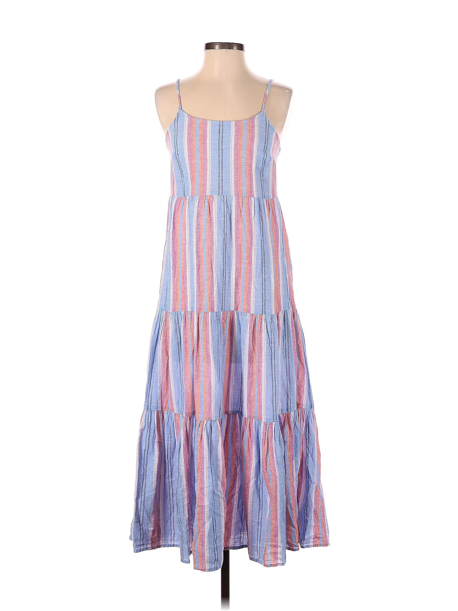 BeachLunchLounge Stripes Multi Color Blue Casual Dress Size XS - 70% ...