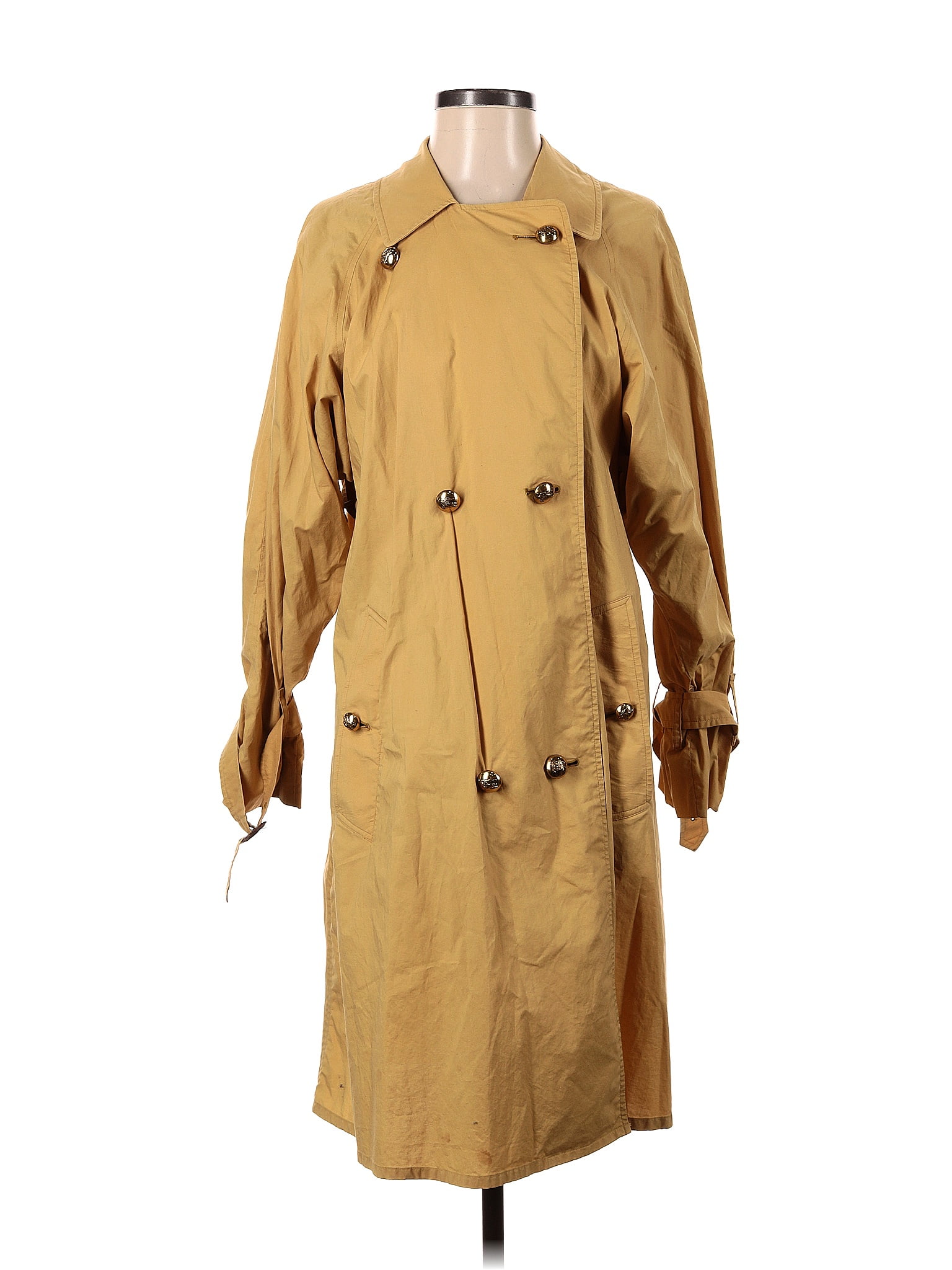 Burberry 100% Cotton Solid Gold Jacket Size 8 - 82% off | ThredUp