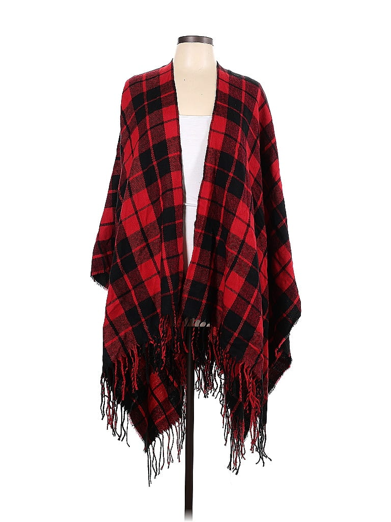 Jane & Berry 100% Acrylic Red Wrap One Size - 44% off | ThredUp