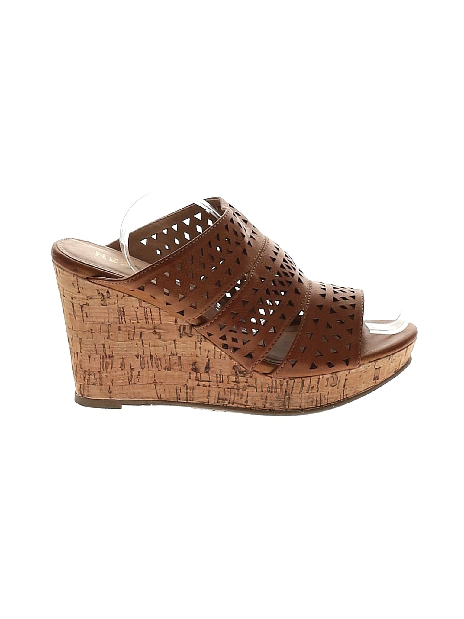 REPORT Solid Brown Wedges Size 8 - 69% off | ThredUp