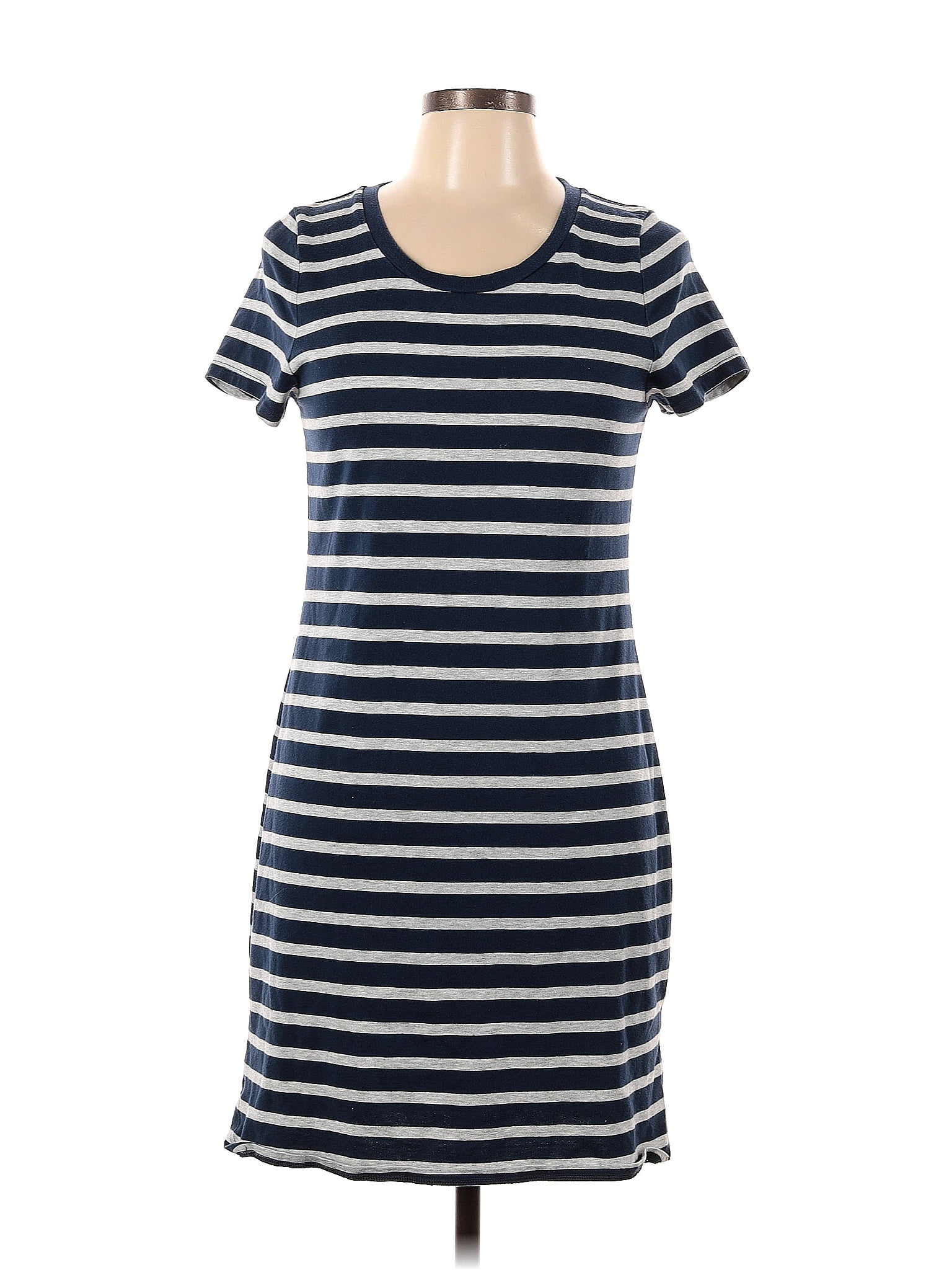 Sonoma Goods For Life Stripes Multi Color Blue Casual Dress Size S 62
