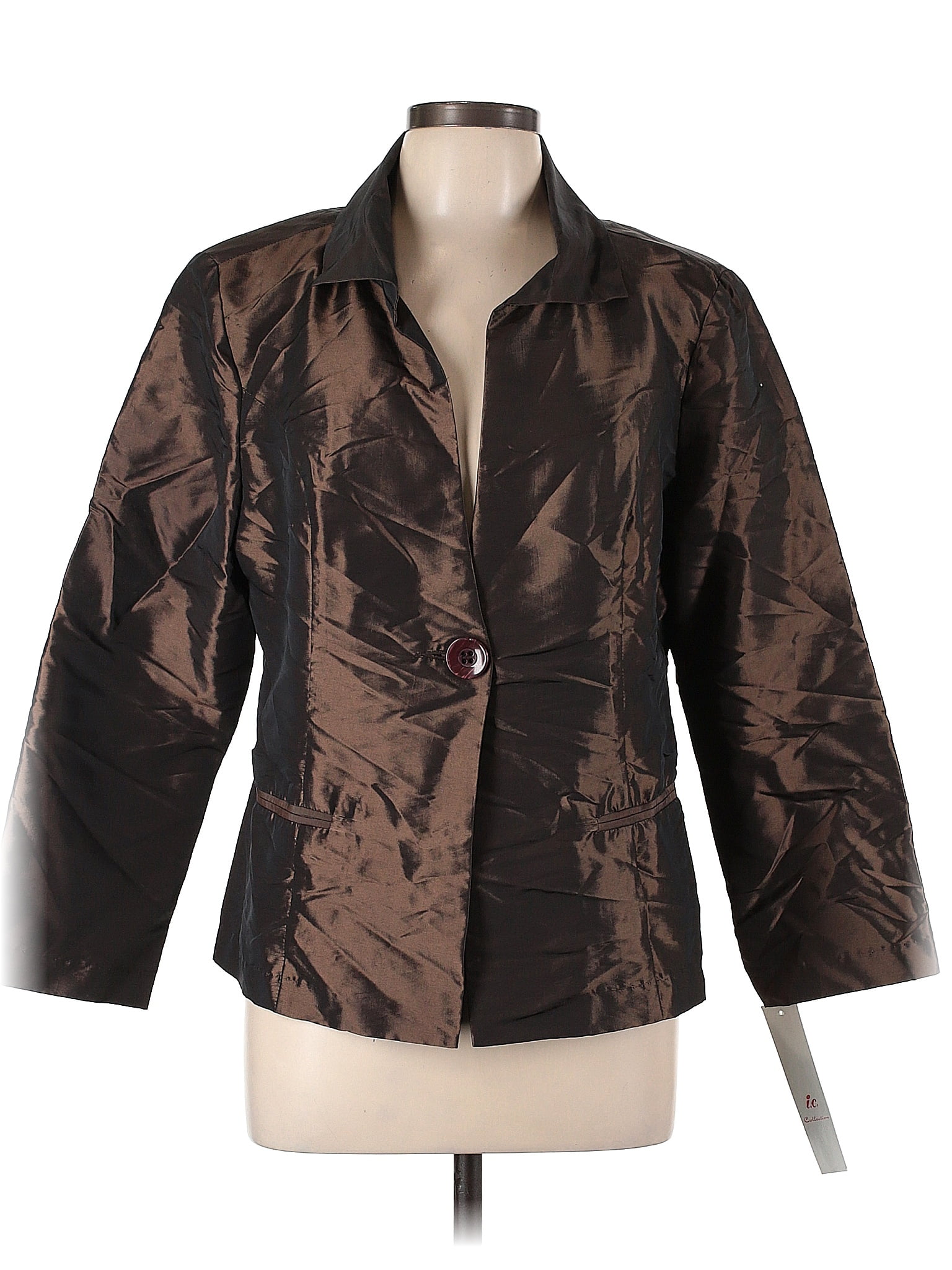 IC Collection Tropical Brown Jacket Size XL - 77% off | ThredUp