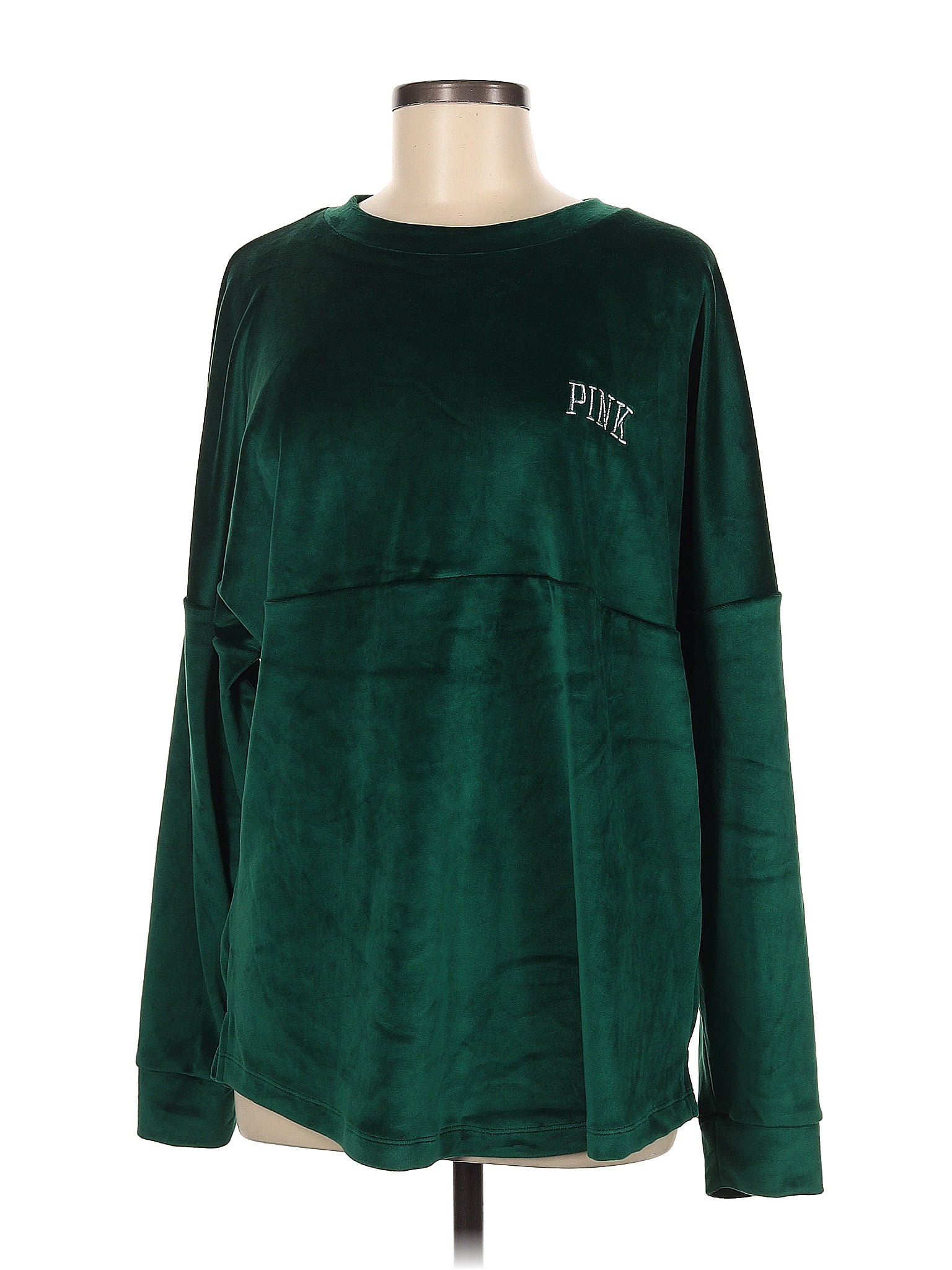 Victoria's Secret Pink Green Sweatshirt Size M - 48% off | ThredUp