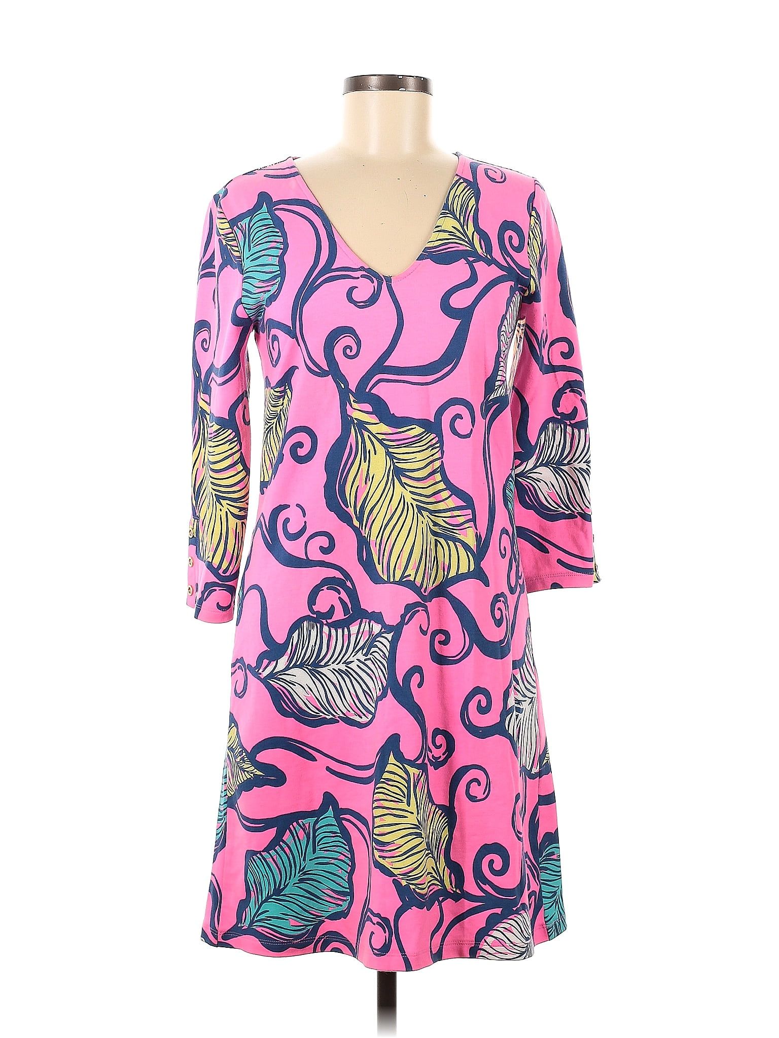 Lilly Pulitzer Pink Casual Dress Size M 70 Off Thredup