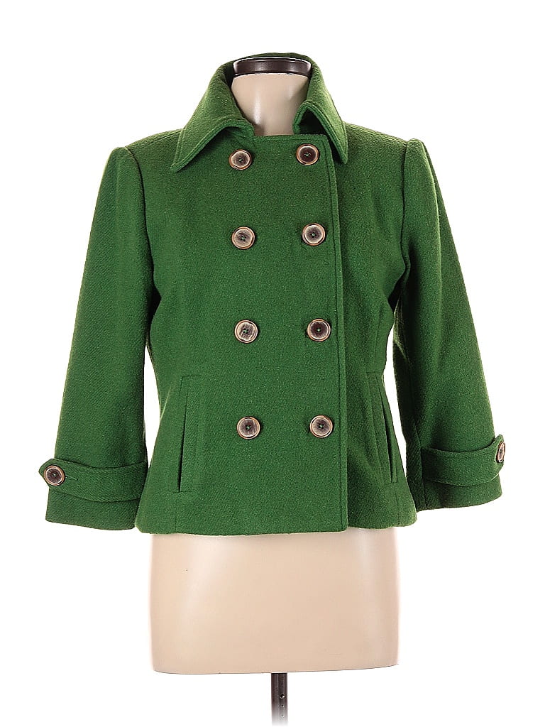 CAbi Green Jacket Size 6 - 76% off | ThredUp