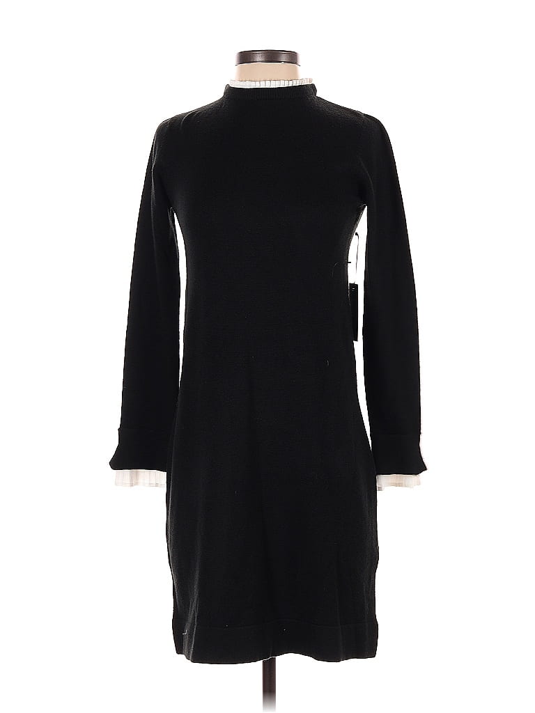 Vince Camuto Solid Black Casual Dress Size Xs 64 Off Thredup