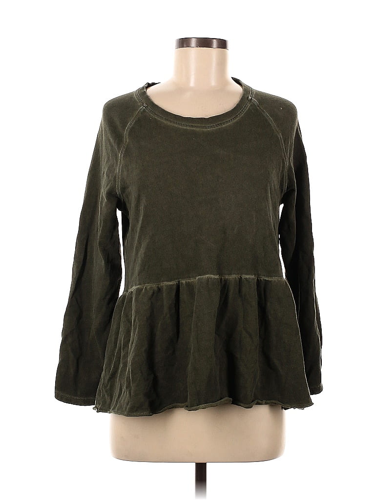 Style&Co 100% Cotton Green Long Sleeve T-Shirt Size M - 76% off | ThredUp