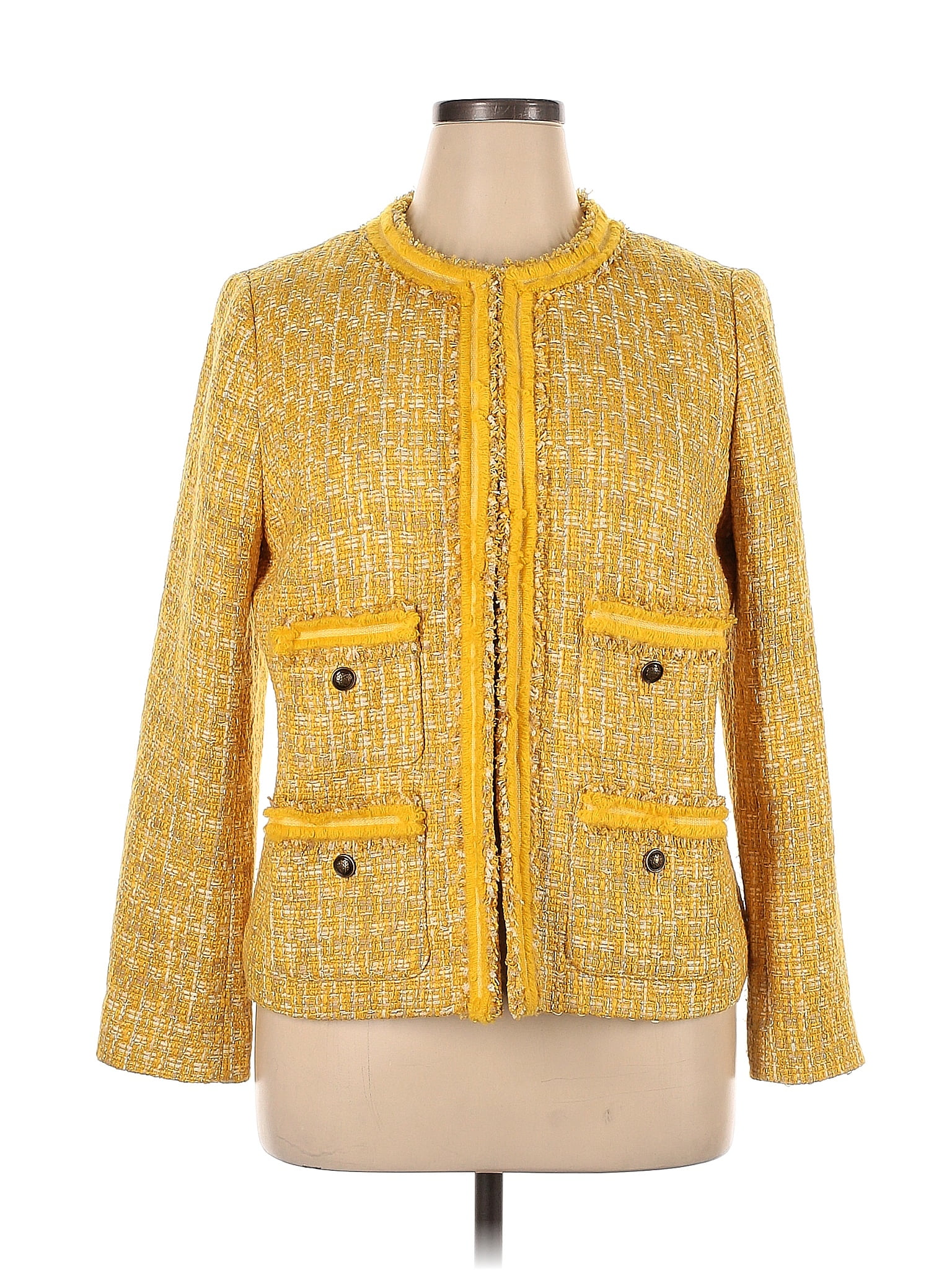 Talbots Yellow Blazer Size 16 - 68% off | ThredUp