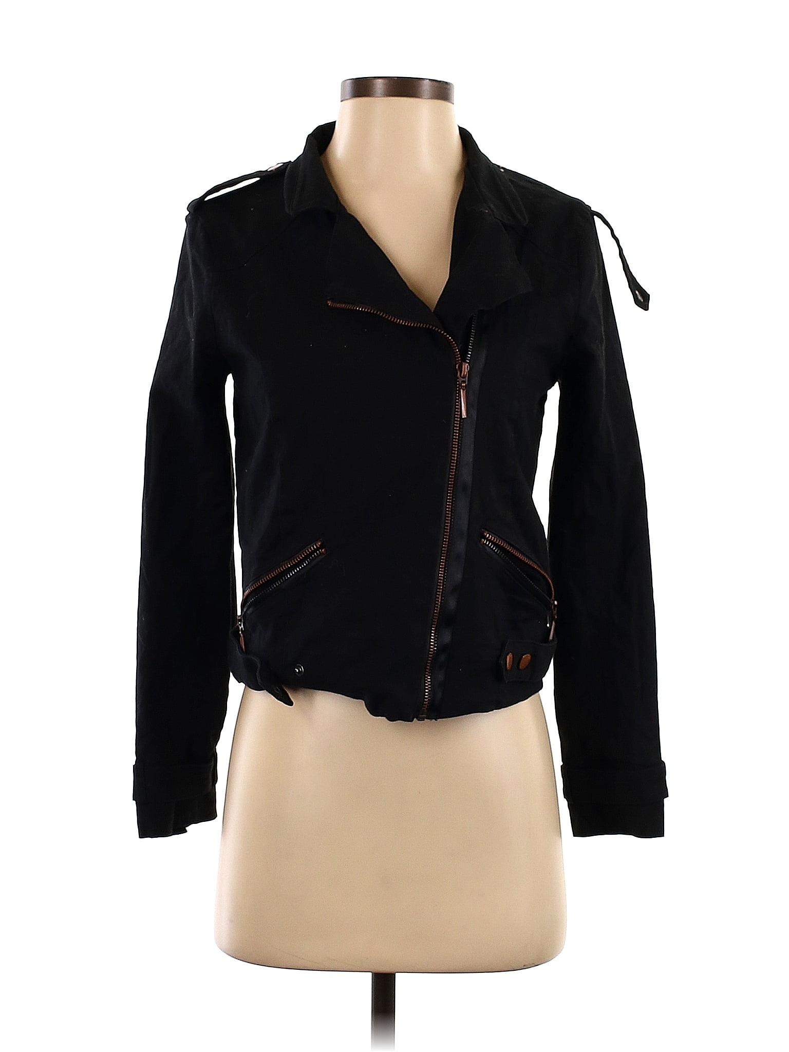 Skunk Funk Solid Black Jacket Size 4 (2) - 67% off | ThredUp