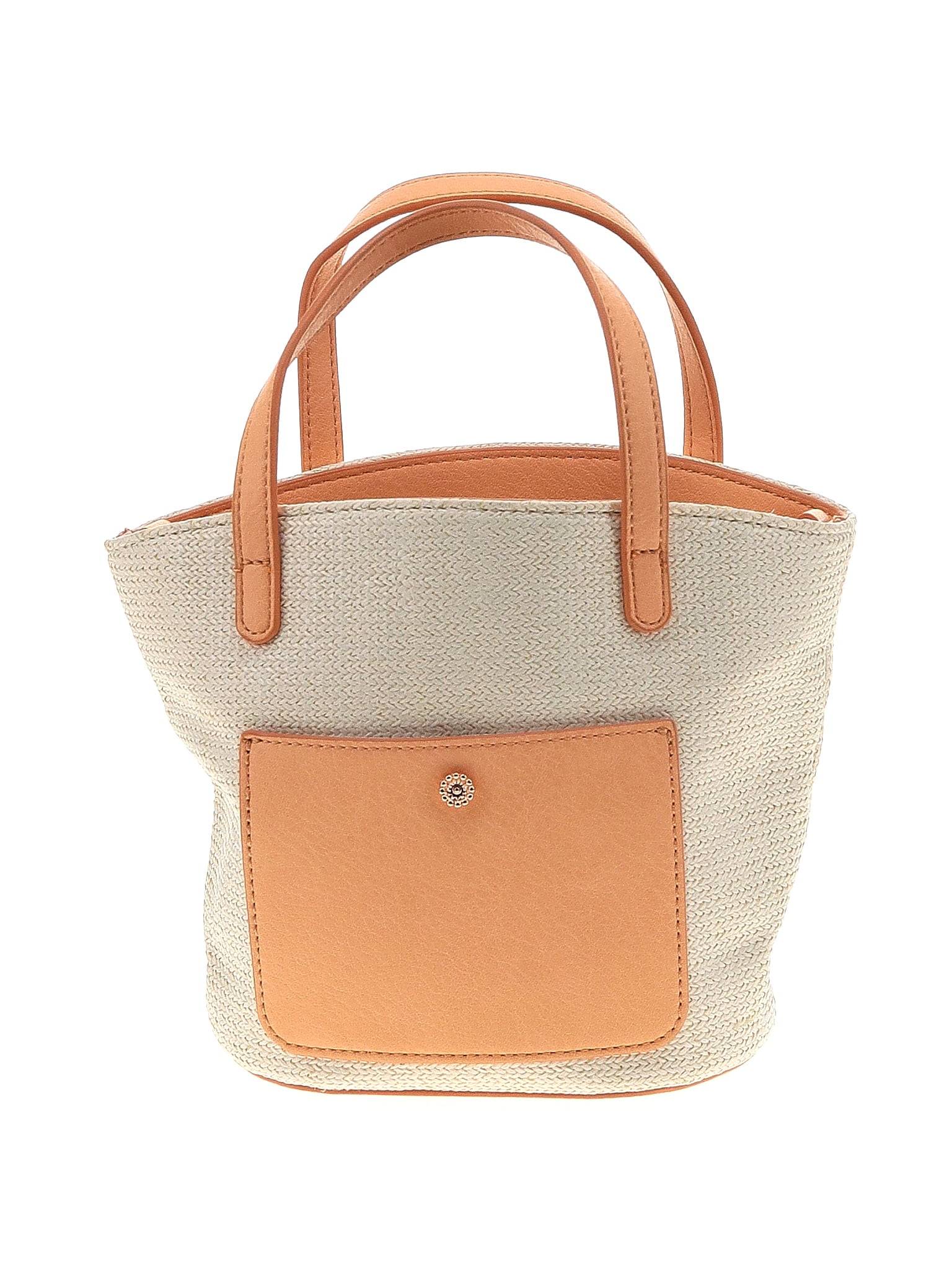 LC Lauren Conrad Color Block Solid Multi Color Tan Satchel One Size ...
