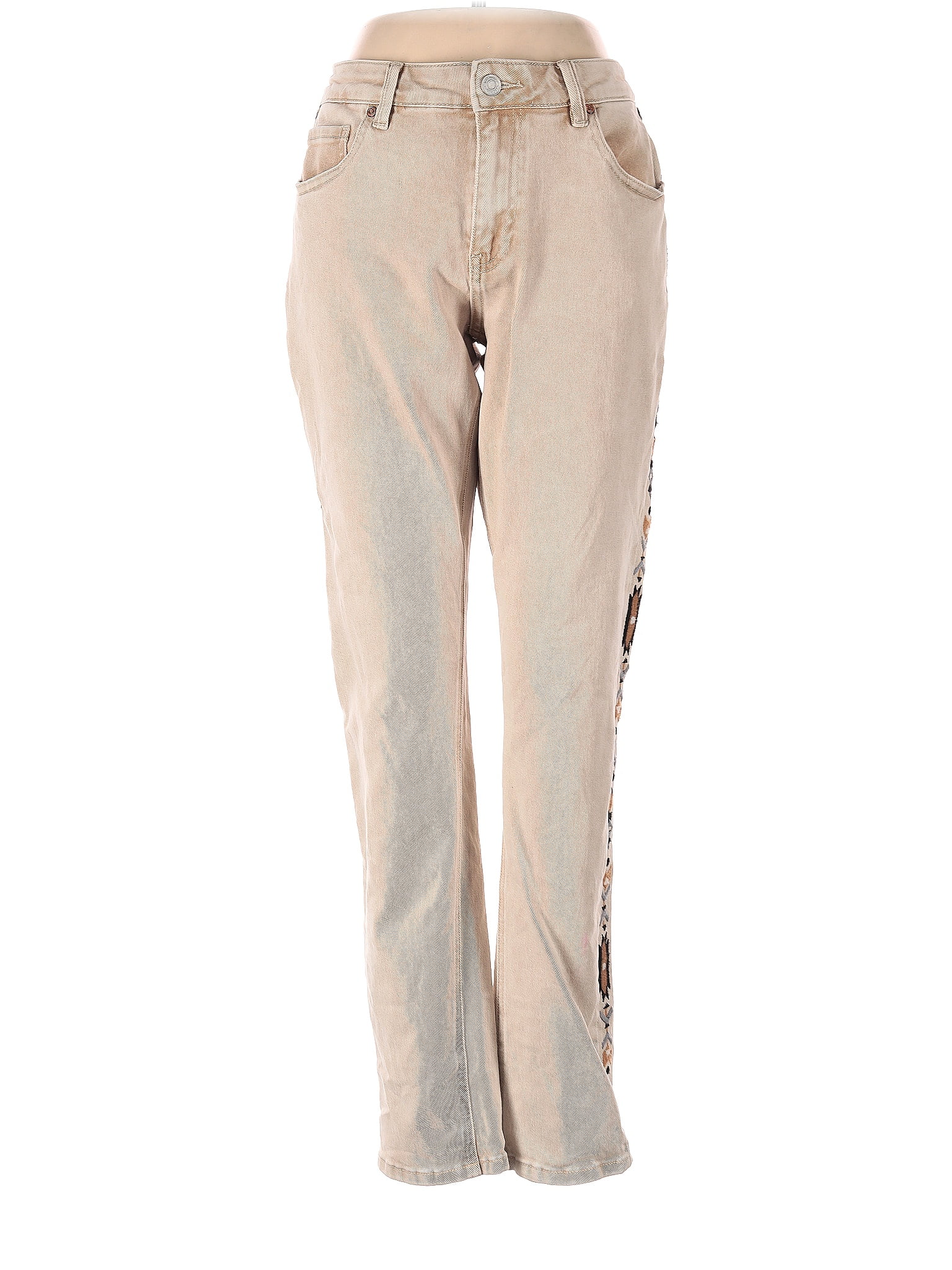 MKT Studio Solid Tan Jeans 31 Waist - 70% off | ThredUp