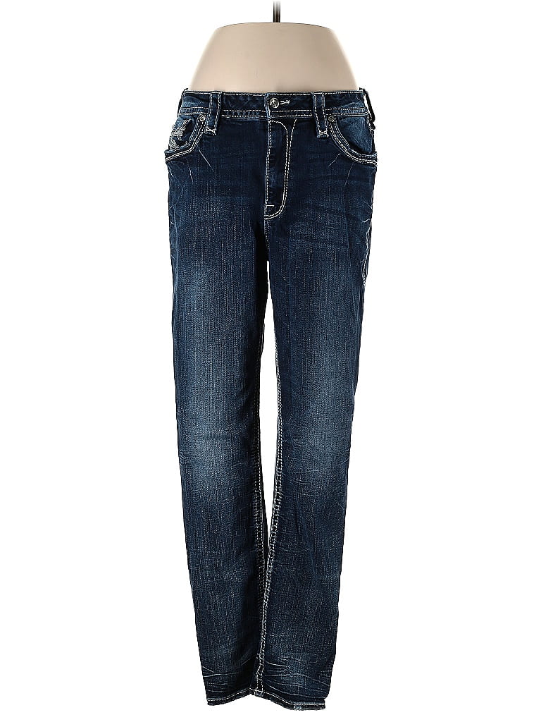 Rock Revival Solid Blue Jeans 32 Waist - 71% off | ThredUp