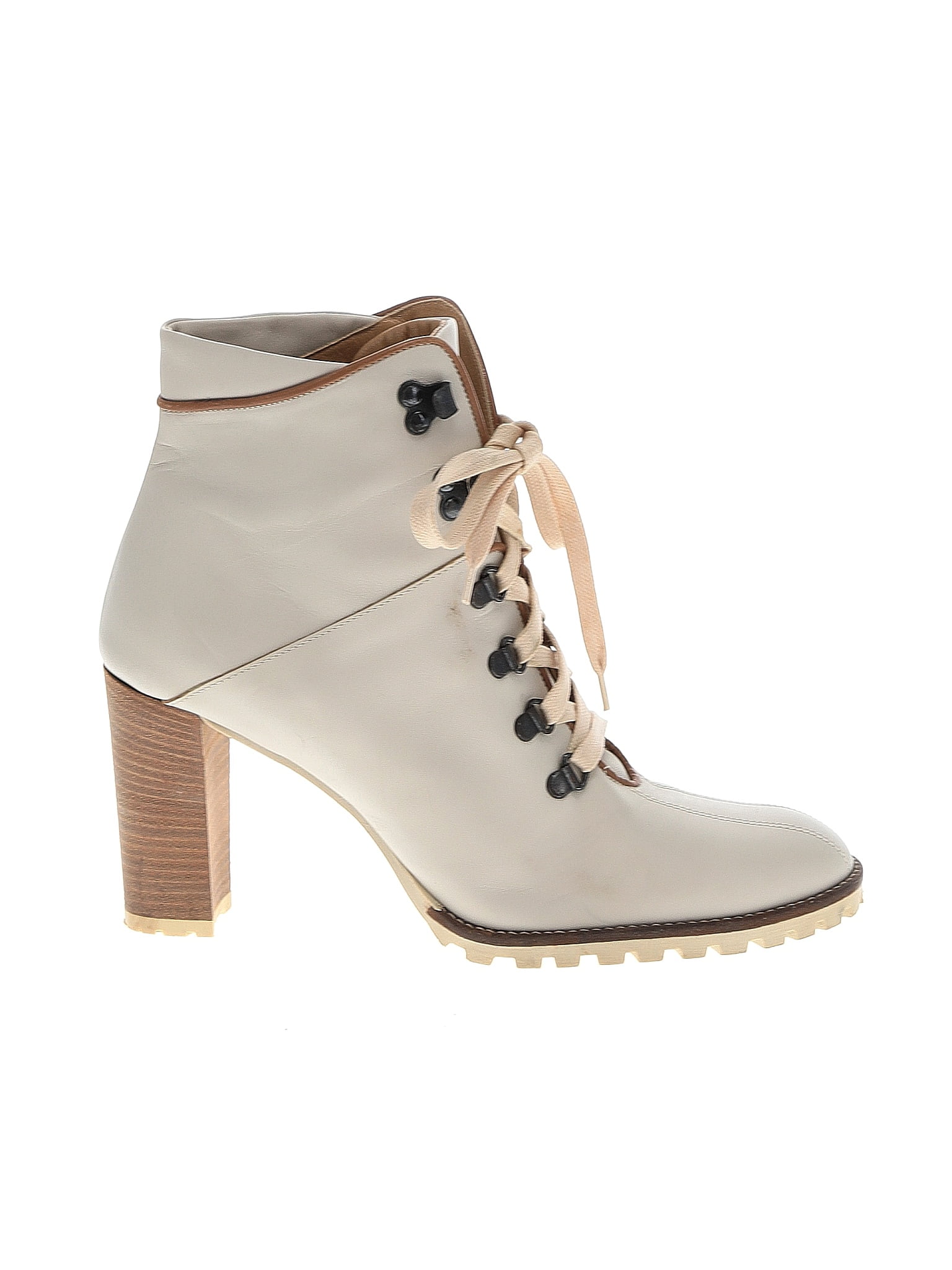 Coach Ivory Ankle Boots Size 9 - 74% off | ThredUp