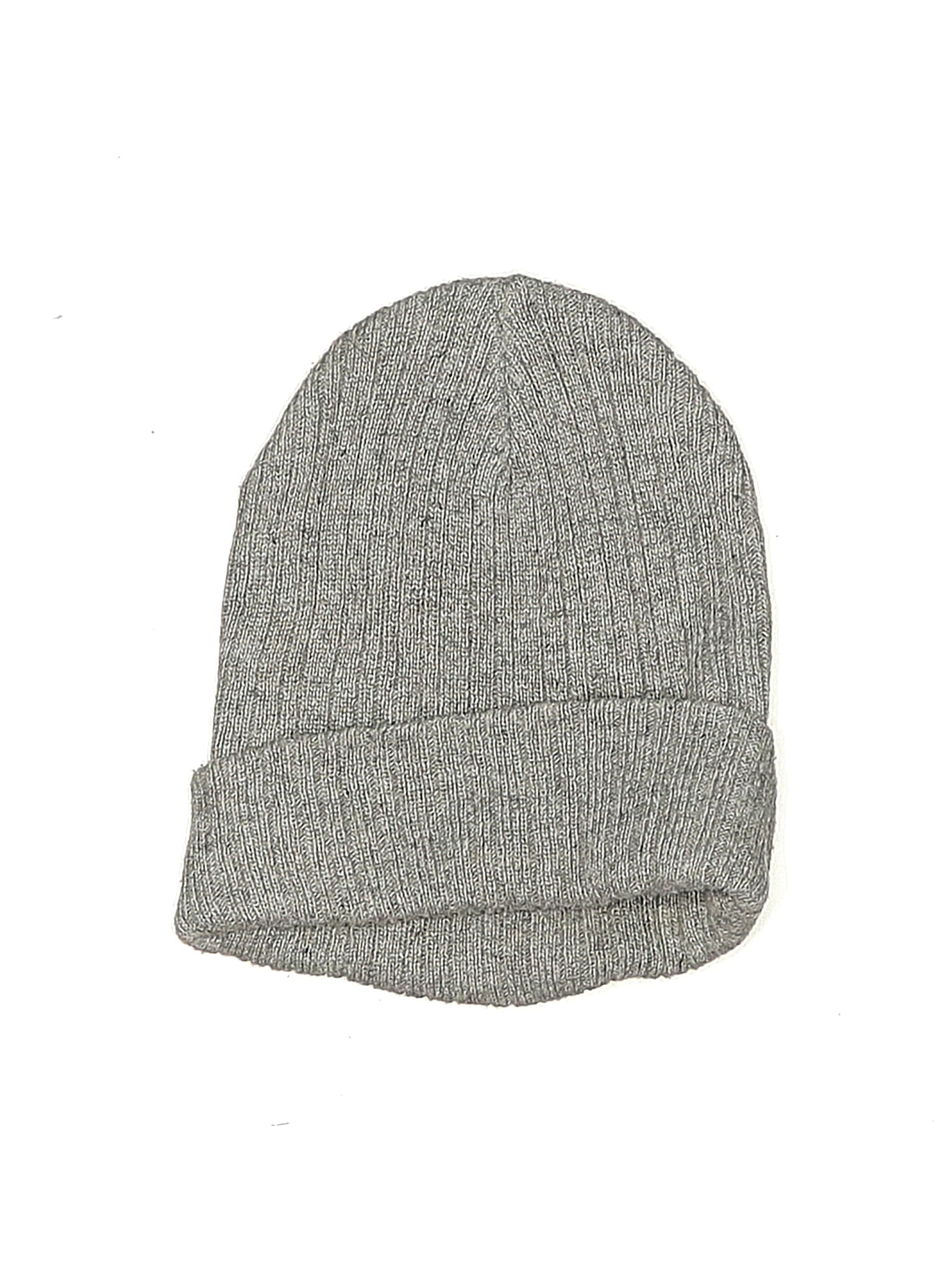 Wild Fable 100% Polyester Solid Gray Beanie One Size - 25% off | ThredUp