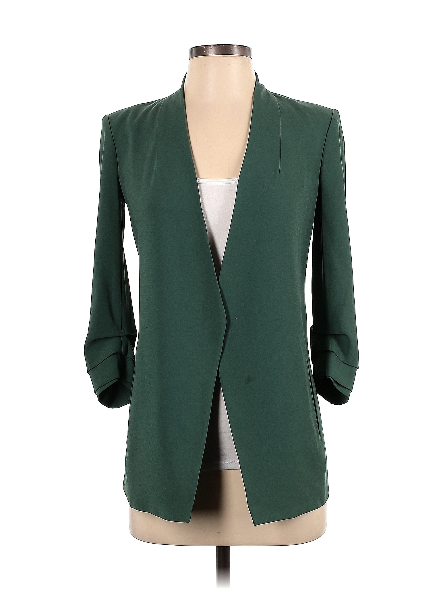 Babaton Solid Green Jacket Size 00 - 67% off | ThredUp