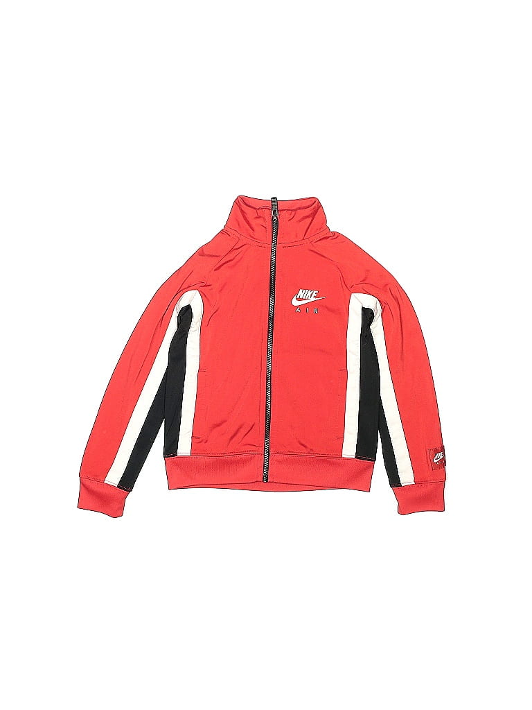 Nike Red Track Jacket Size 4 - 61% off | ThredUp