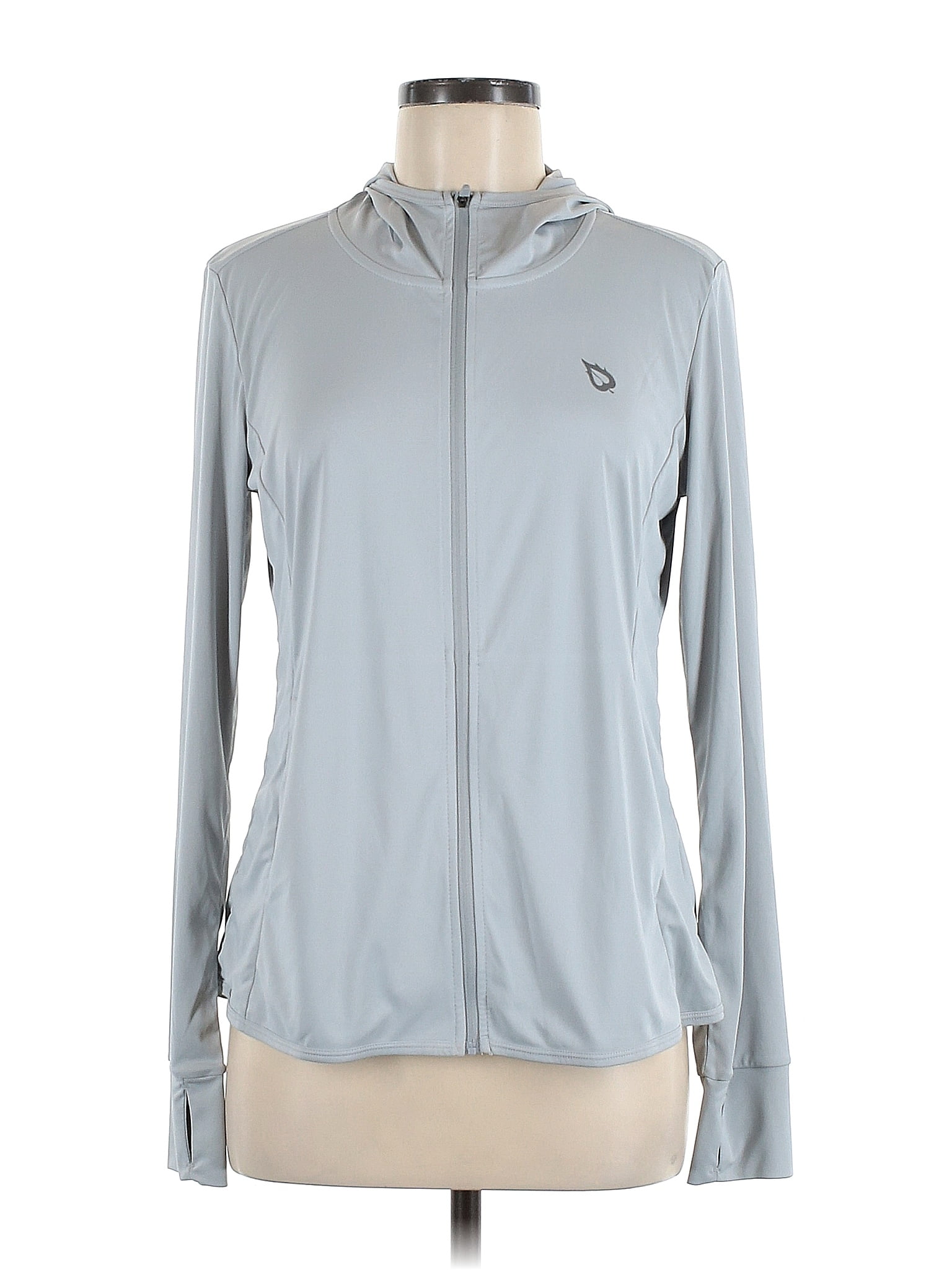 Baleaf Sports 100% Polyester Solid Gray Track Jacket Size M - 37% off ...