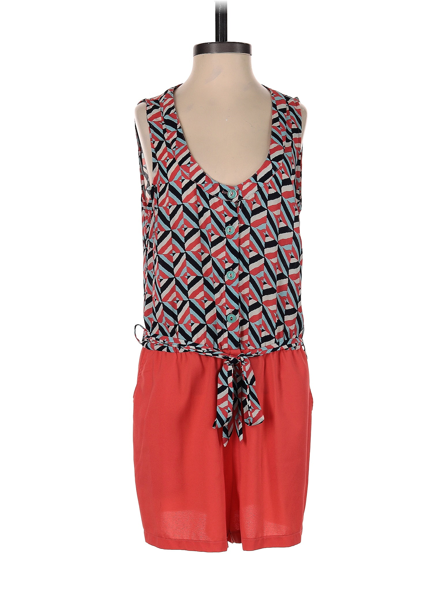 Ark & Co. Multi Color Red Romper Size S - 67% off | ThredUp