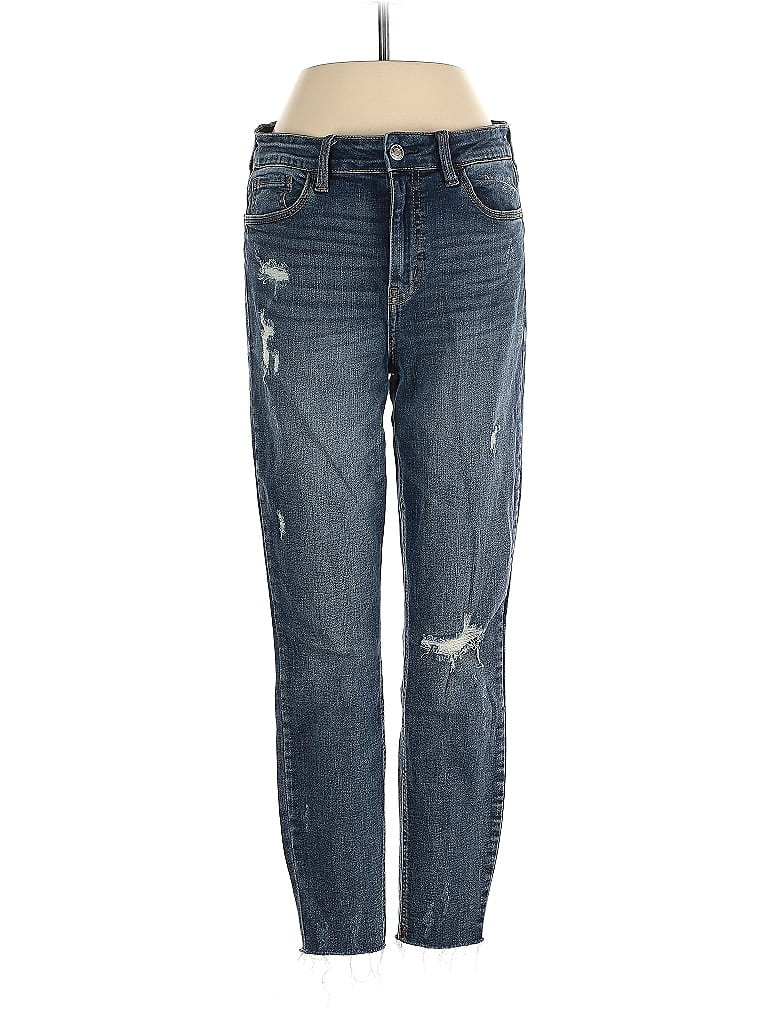 STUDIO BLUE Solid Blue Jeans 26 Waist - 64% off | ThredUp