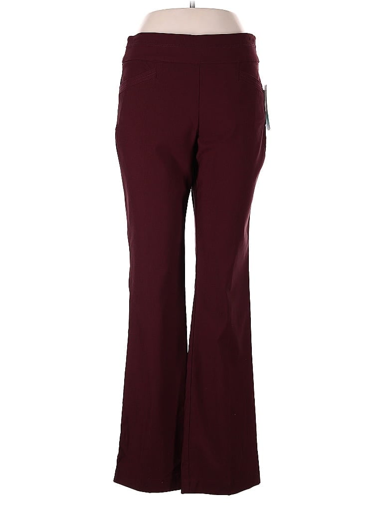 Violets & Roses Burgundy Dress Pants Size 8 - 68% off | ThredUp