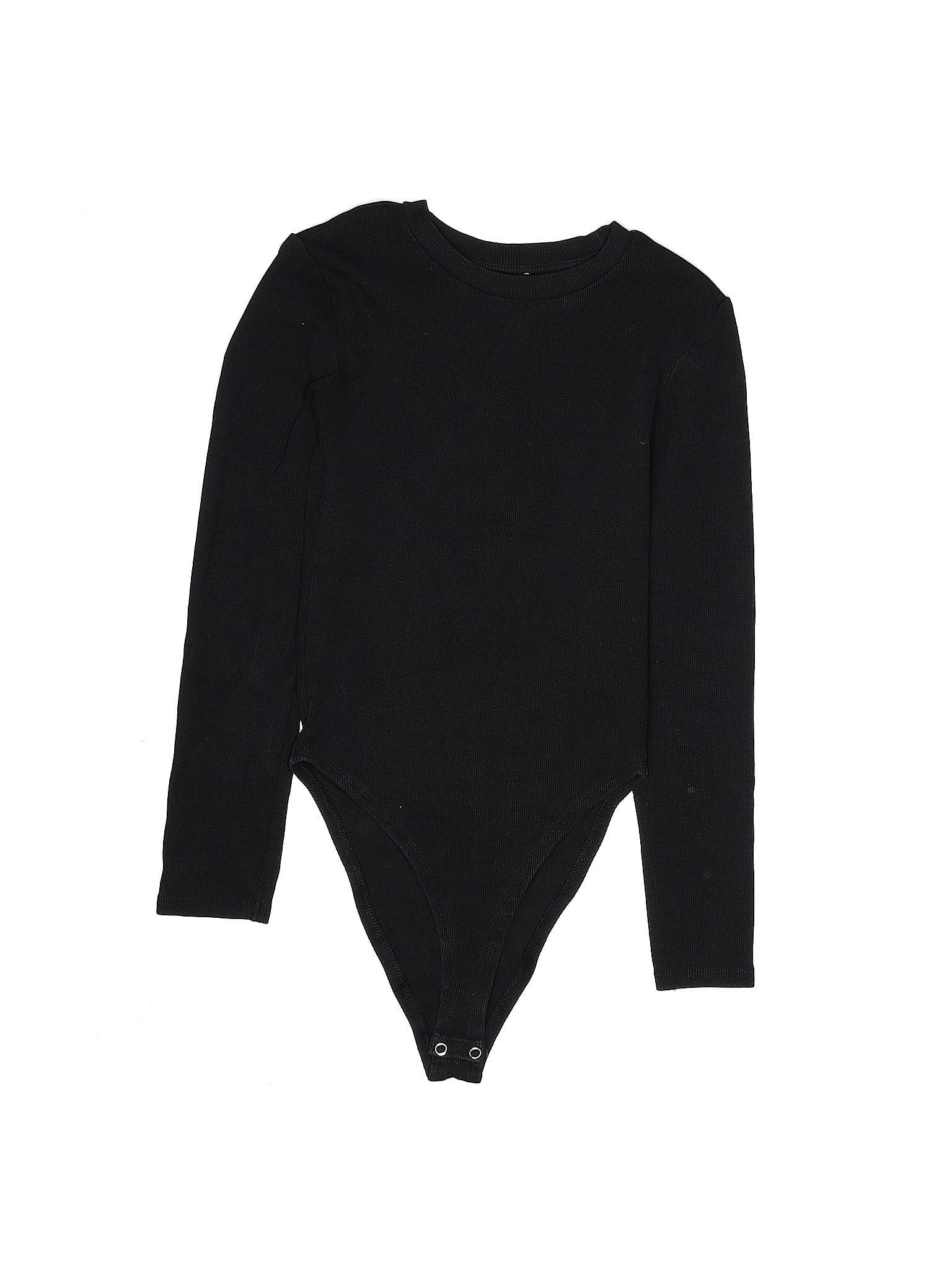 Zara Solid Black Bodysuit Size M 48 Off Thredup