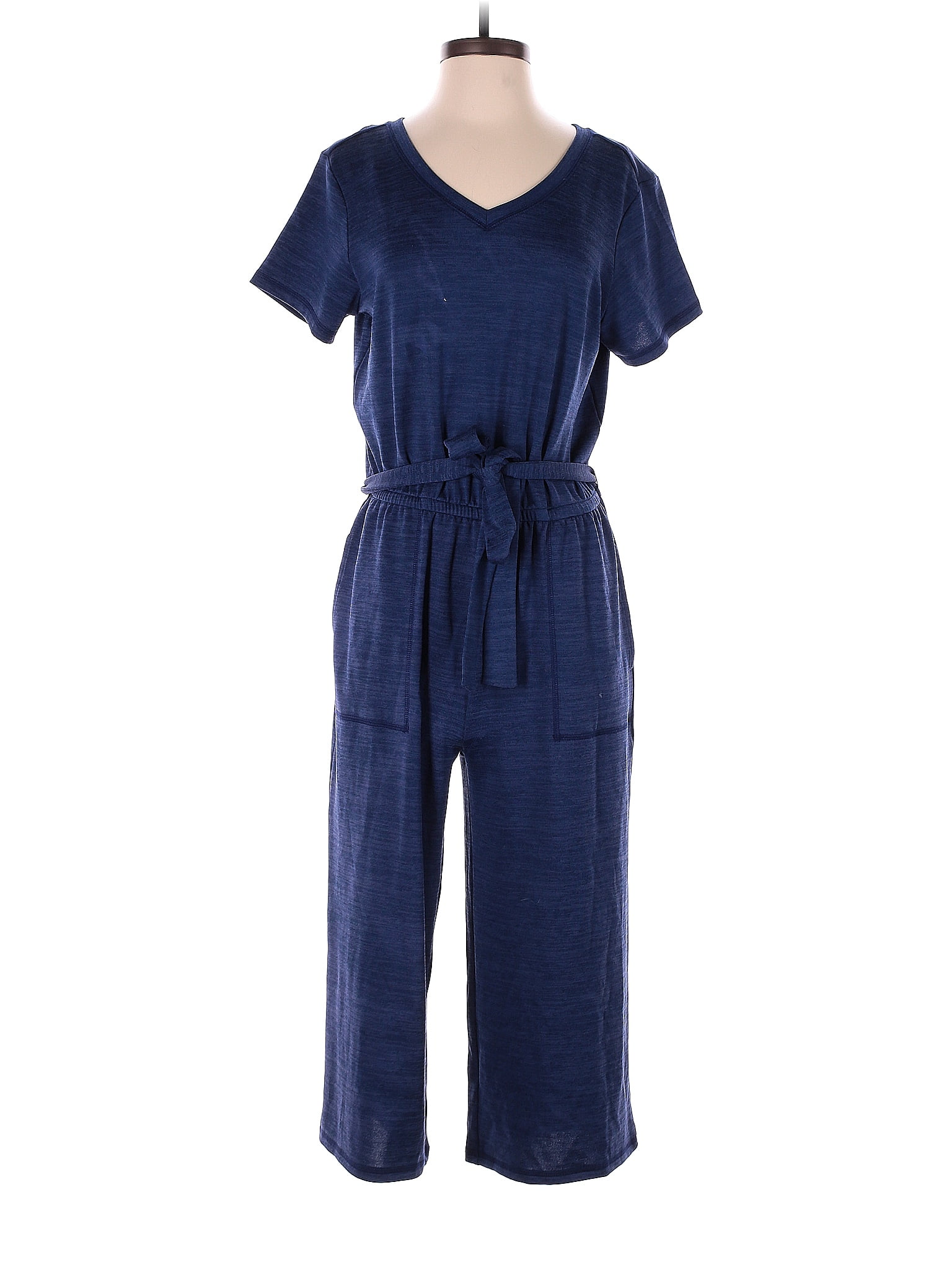 T by Talbots Solid Navy Blue Jumpsuit Size M (Petite) - 76% off | ThredUp