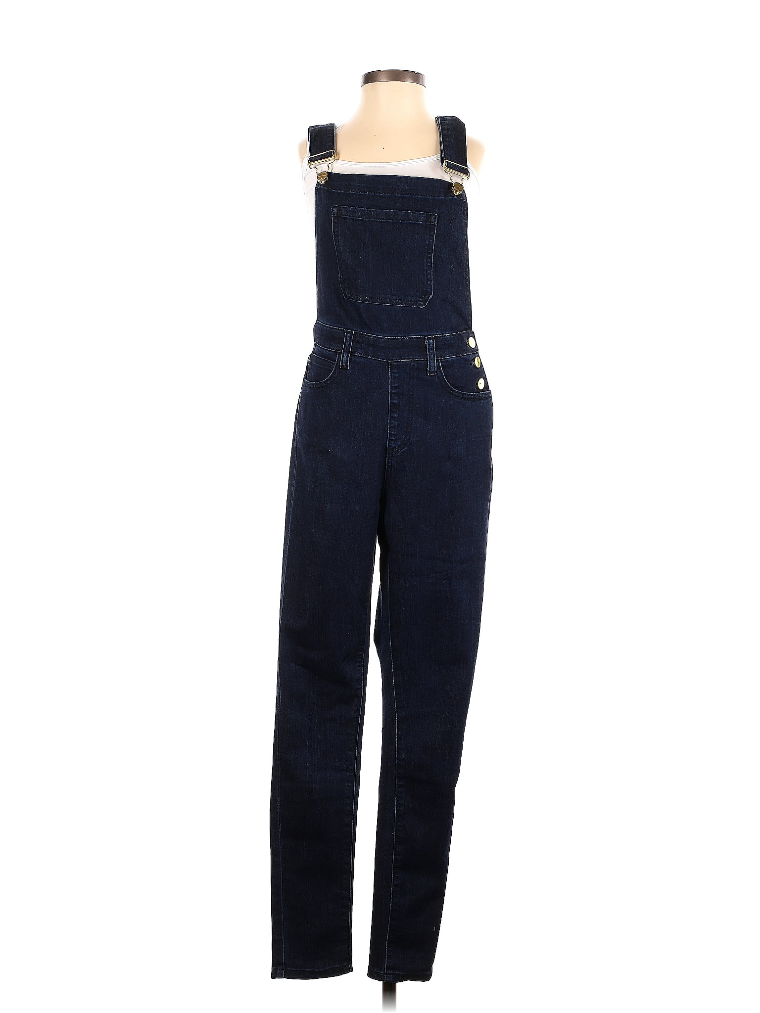 WeWoreWhat Solid Navy Blue Overalls Size S - 65% off | ThredUp