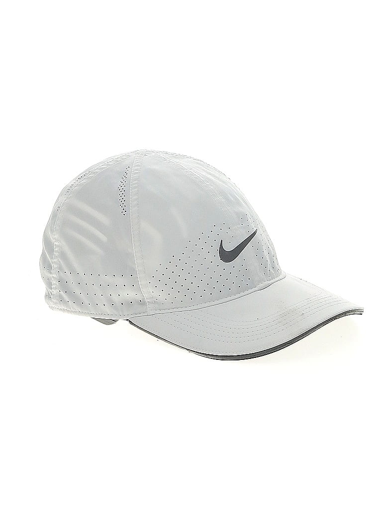 Nike 100% Polyester White Baseball Cap One Size - 19% off | ThredUp
