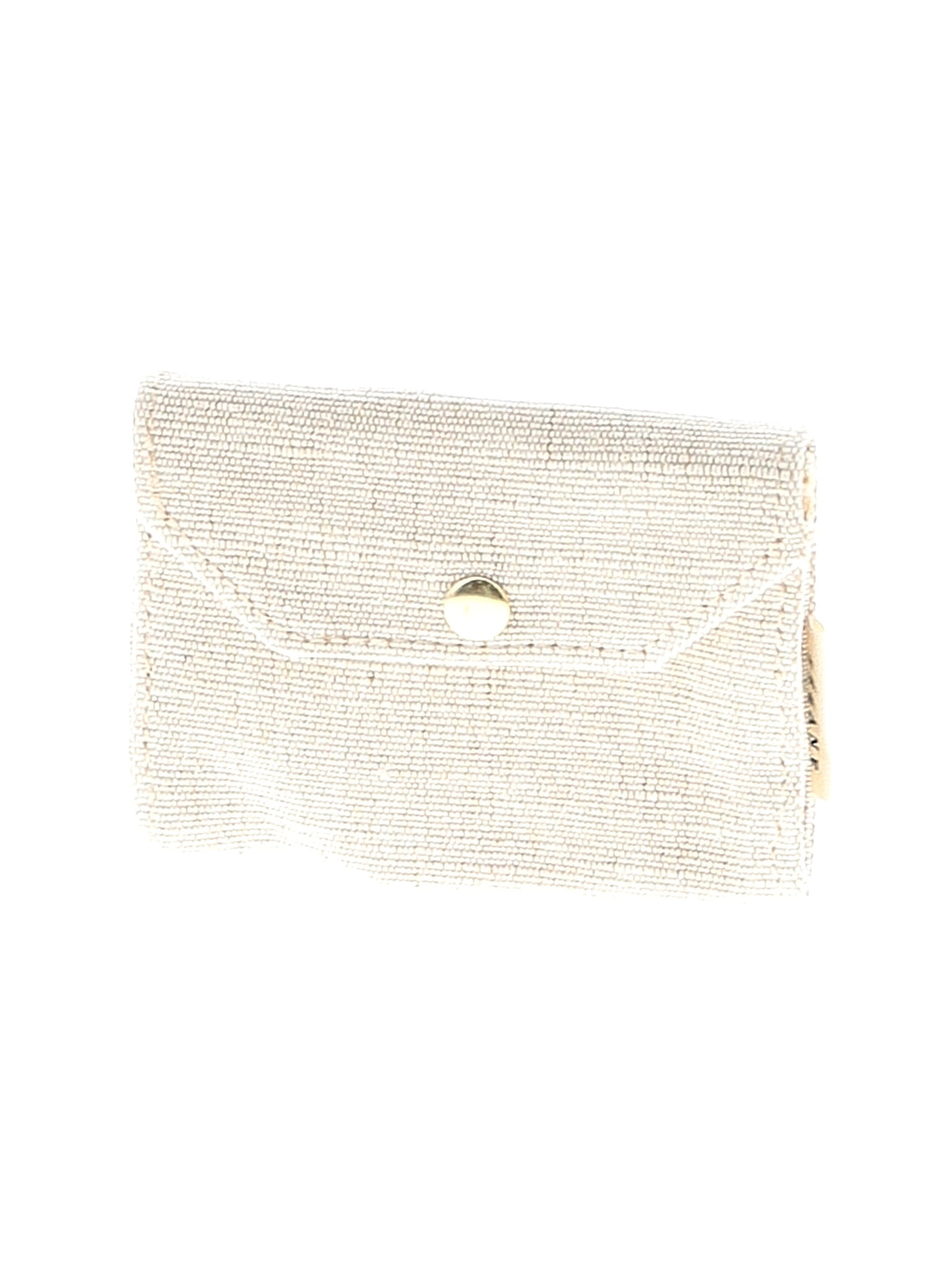 Sézane Solid Metallic Ivory Card Holder One Size - 60% off | ThredUp